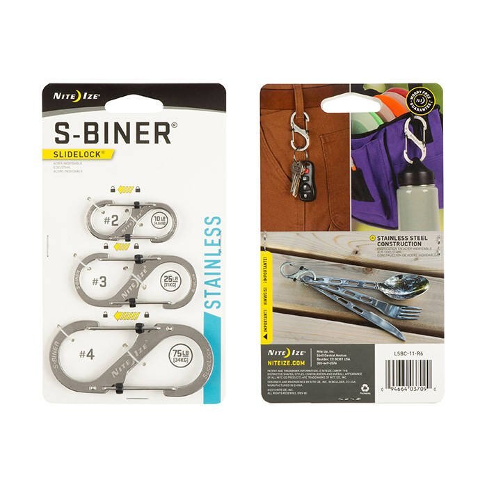 Nite Ize S-Biner SlideLock 2, 3, 4 rozsdamentes készlet - eMAG.hu