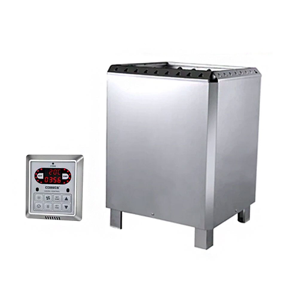 Soba sauna SAM-B25, 25kW, cu control incorporat, inox - eMAG.ro