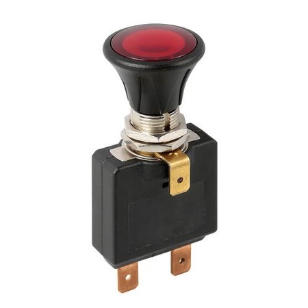 Comutator auto Lampa, LED, 50A, Negru/Rosu - eMAG.ro