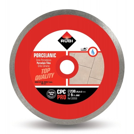 Диамантен диск за гранитогрес 230мм, CPC 230 Pro RUBI-30958 - eMAG.bg