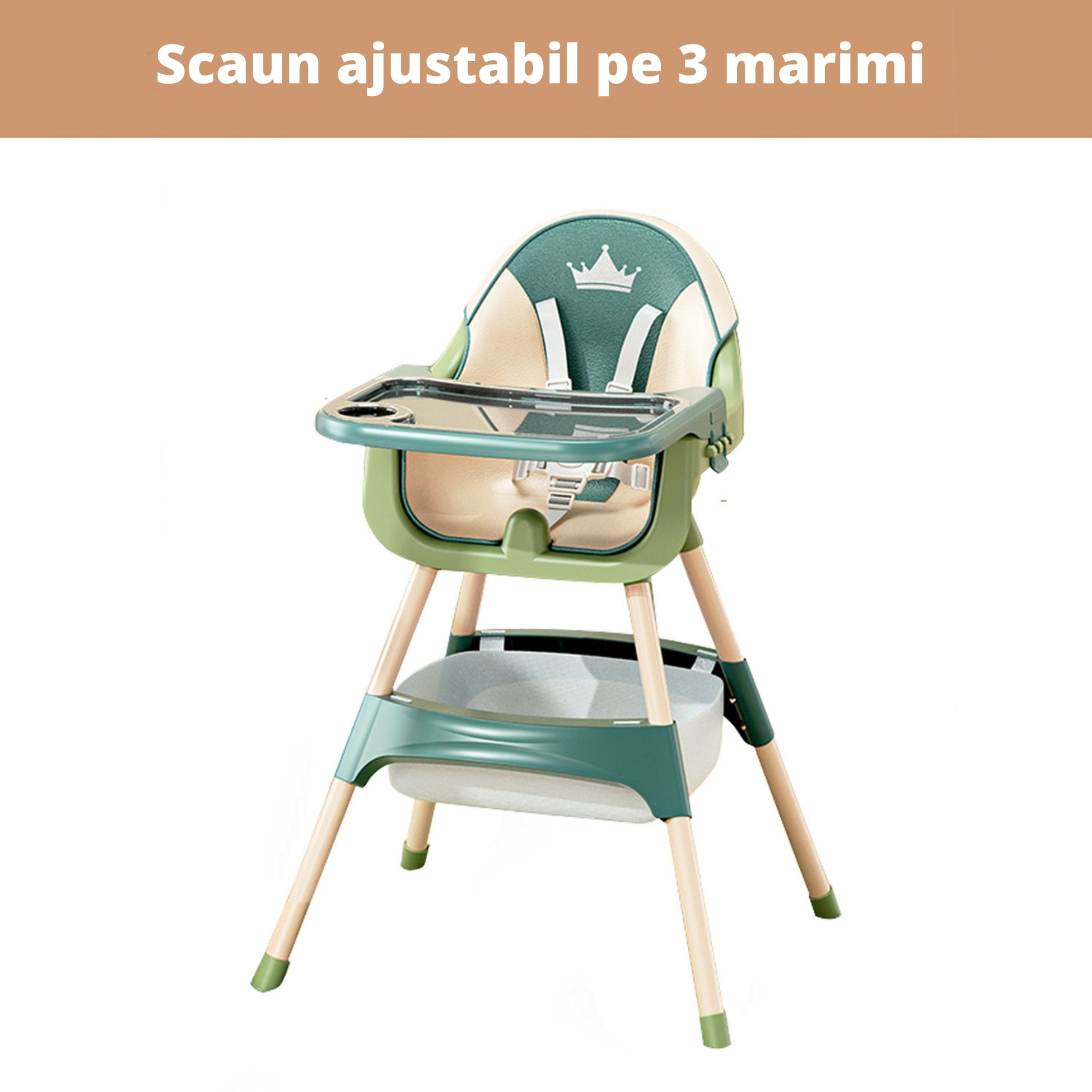 Scaun de Masa 3in1 pentru Bebelusi si Copii, WOWSTEP®, Varsta 6-72 luni ...
