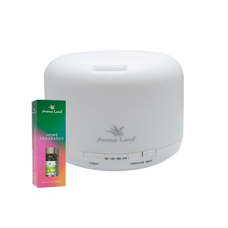 Difuzor Aromaterapie/Umidificator, Aromaland, 7 leduri color ...