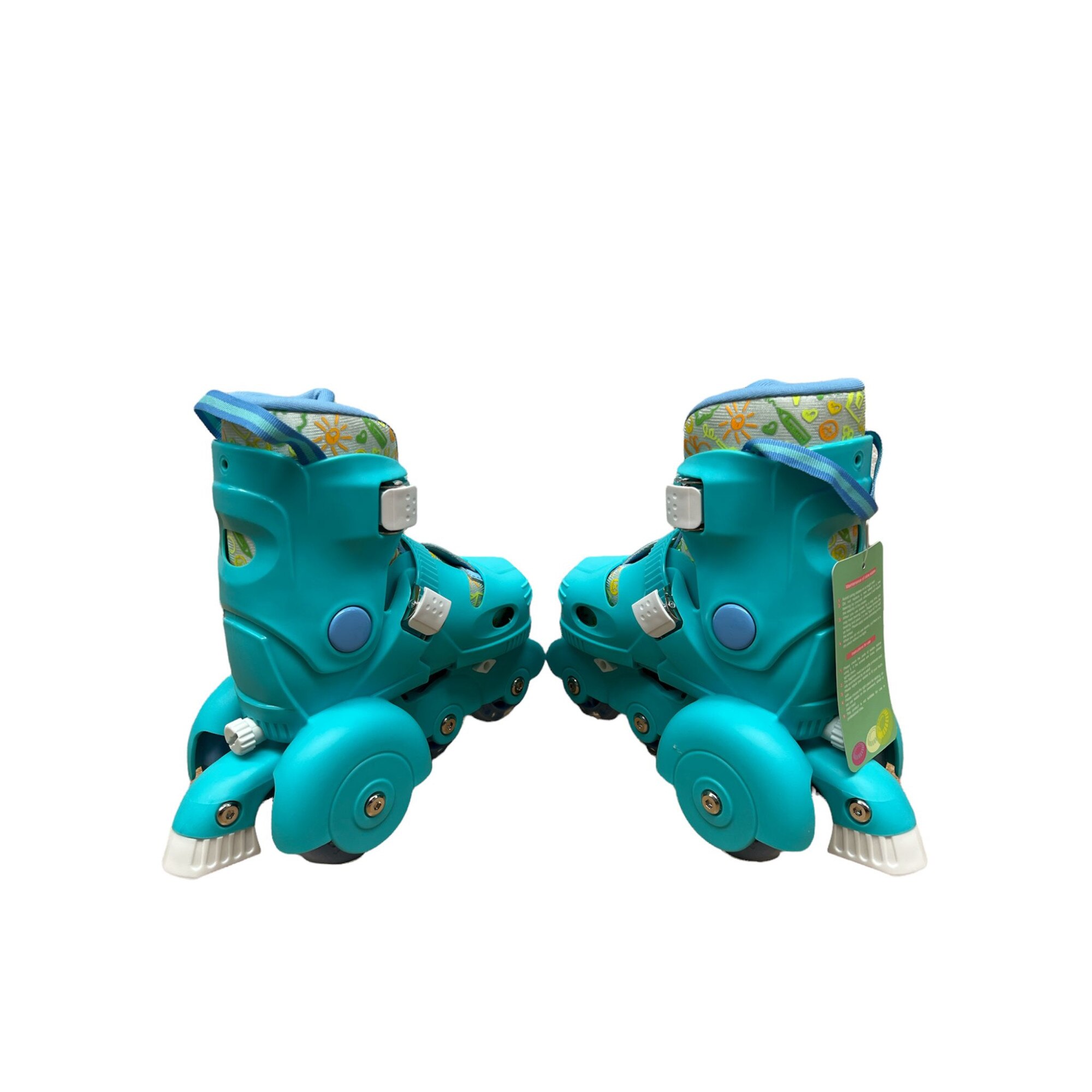 Set role ActionB-marimea S(30-33) reglabile, cu patru roti, casca si ...