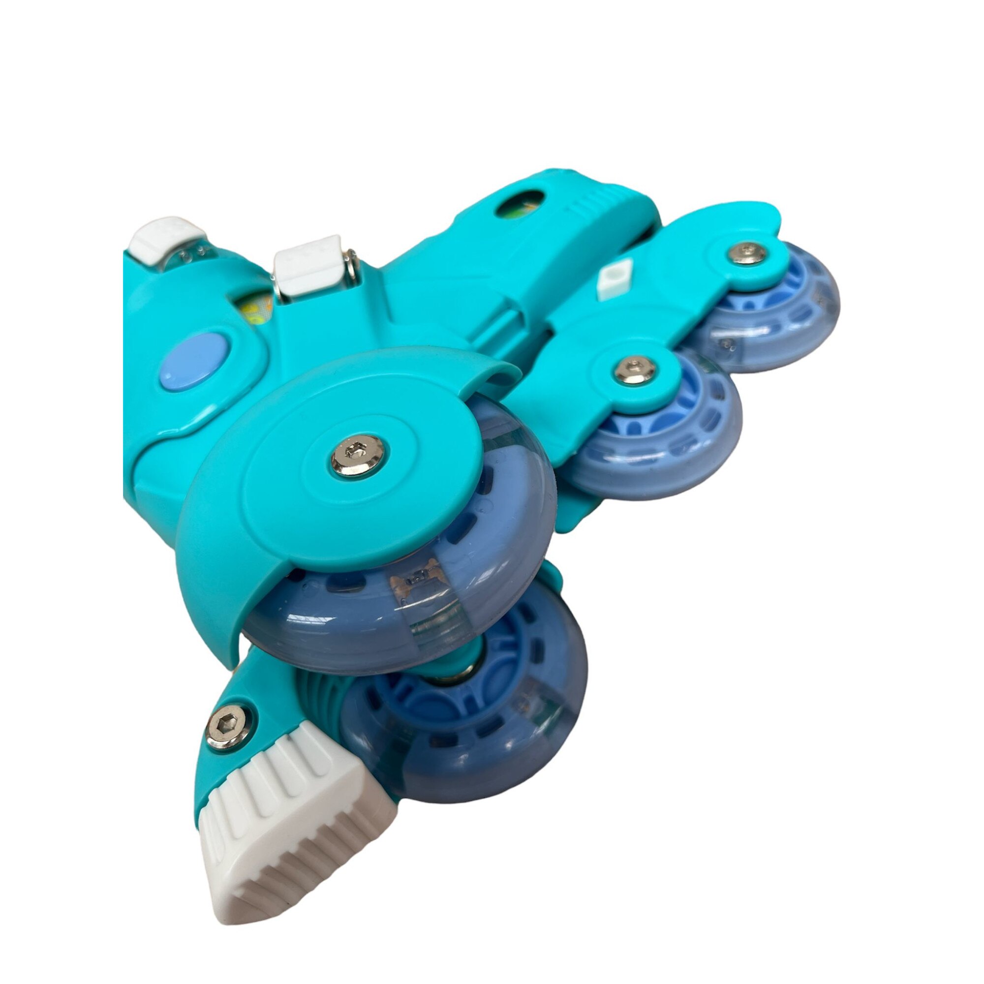 Set role ActionB-marimea S(30-33) reglabile, cu patru roti, casca si ...