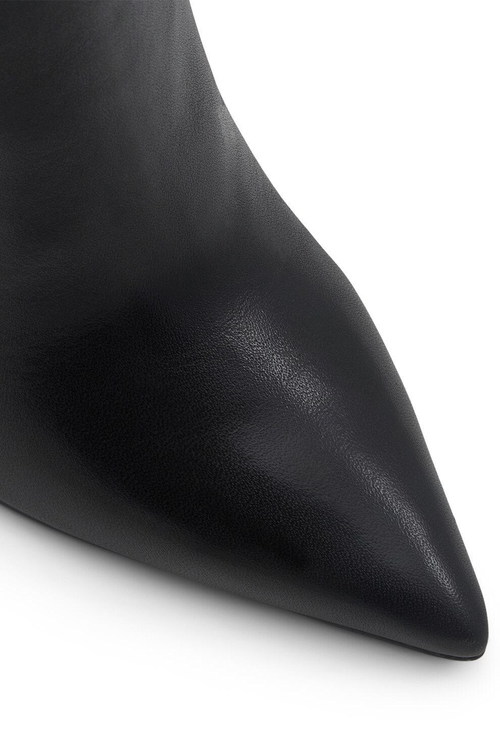 Aldo, Botine de piele cu toc cui Sheary, Negru, 6.5 - eMAG.ro