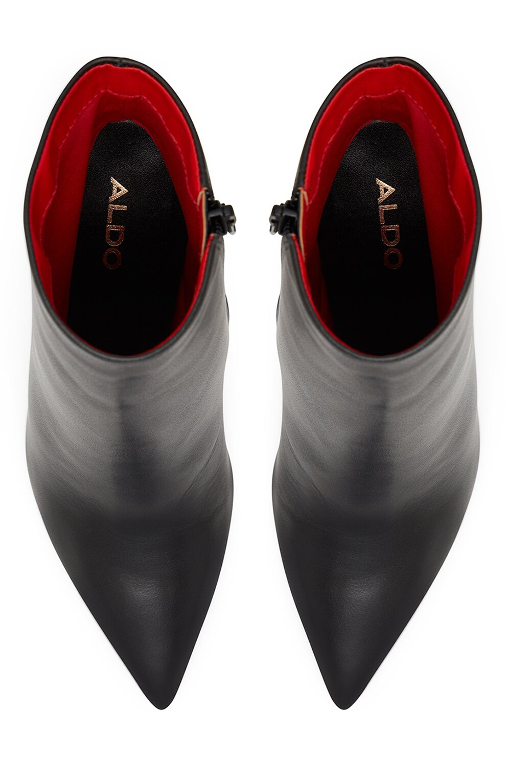 Aldo, Botine de piele cu toc cui Sheary, Negru, 6 - eMAG.ro
