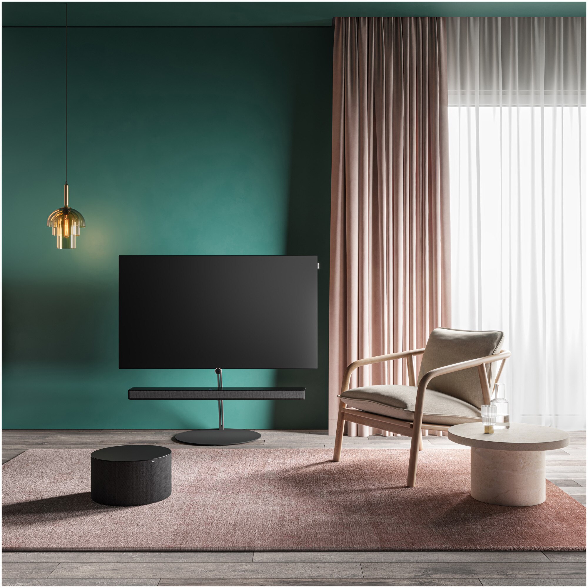 Soundbar Loewe Klang Bar 5 MR, 5.1.2, 440W, Bluetooth, Subwoofer ...