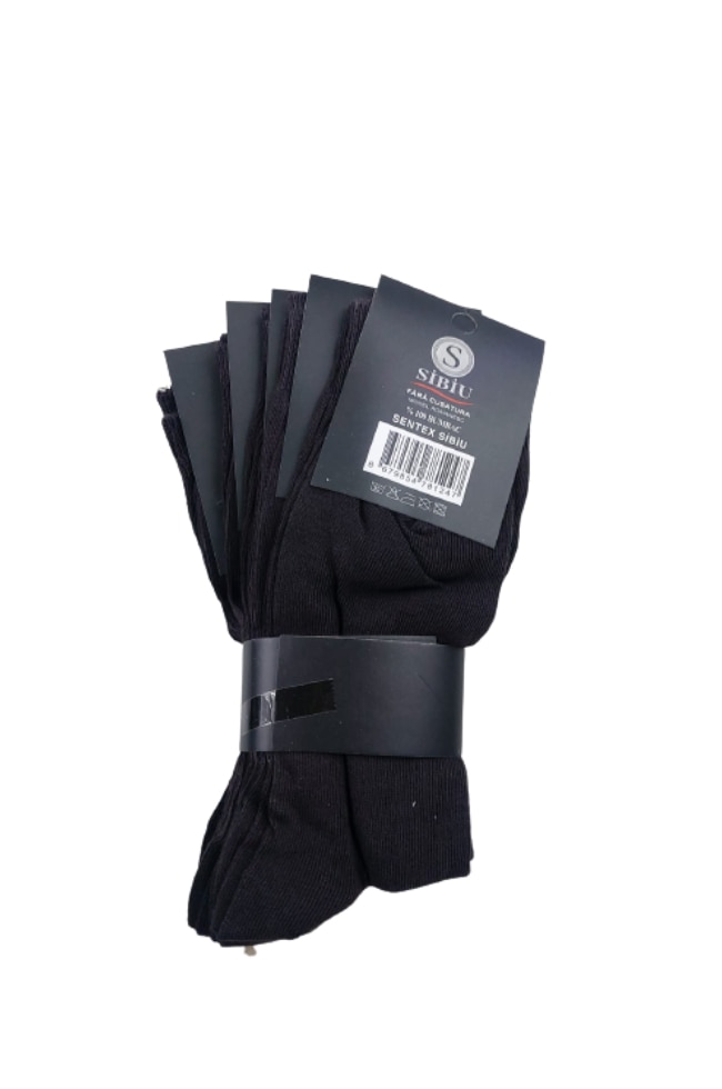 Set 5 bucati sosete bumbac barbatesti, fara cusatura, Sibiu, 39-42 ...