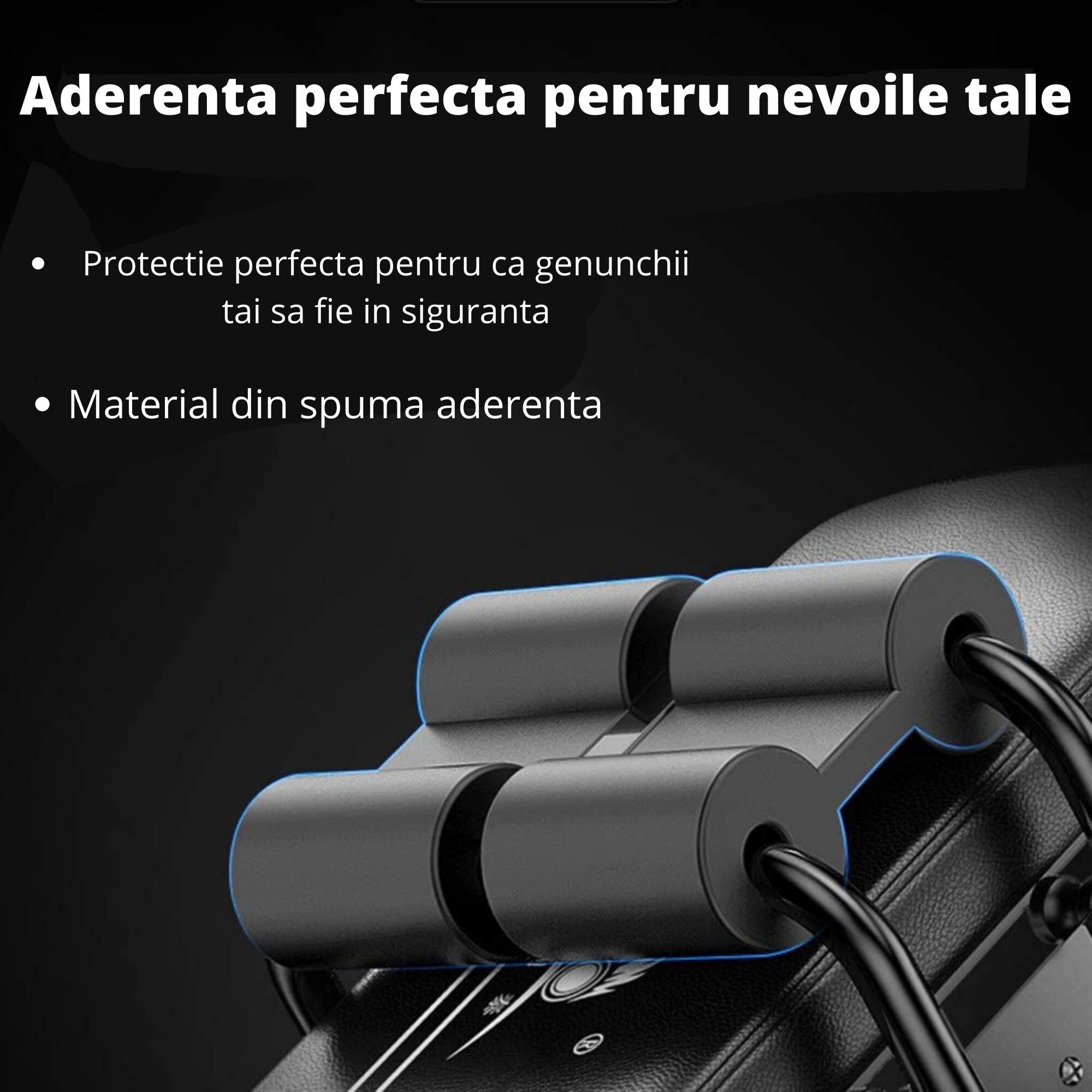 Aparat fitness pentru abdomene, GO4FIT®, banca cu 3 grade de inclinatie, computer antrenament ...