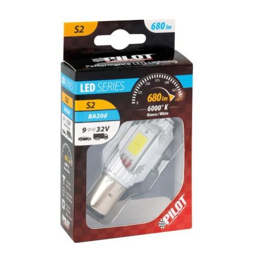 Bec auto Lampa, LED, S2, 9-32V, 35W, BA20d, 680 lm - eMAG.ro