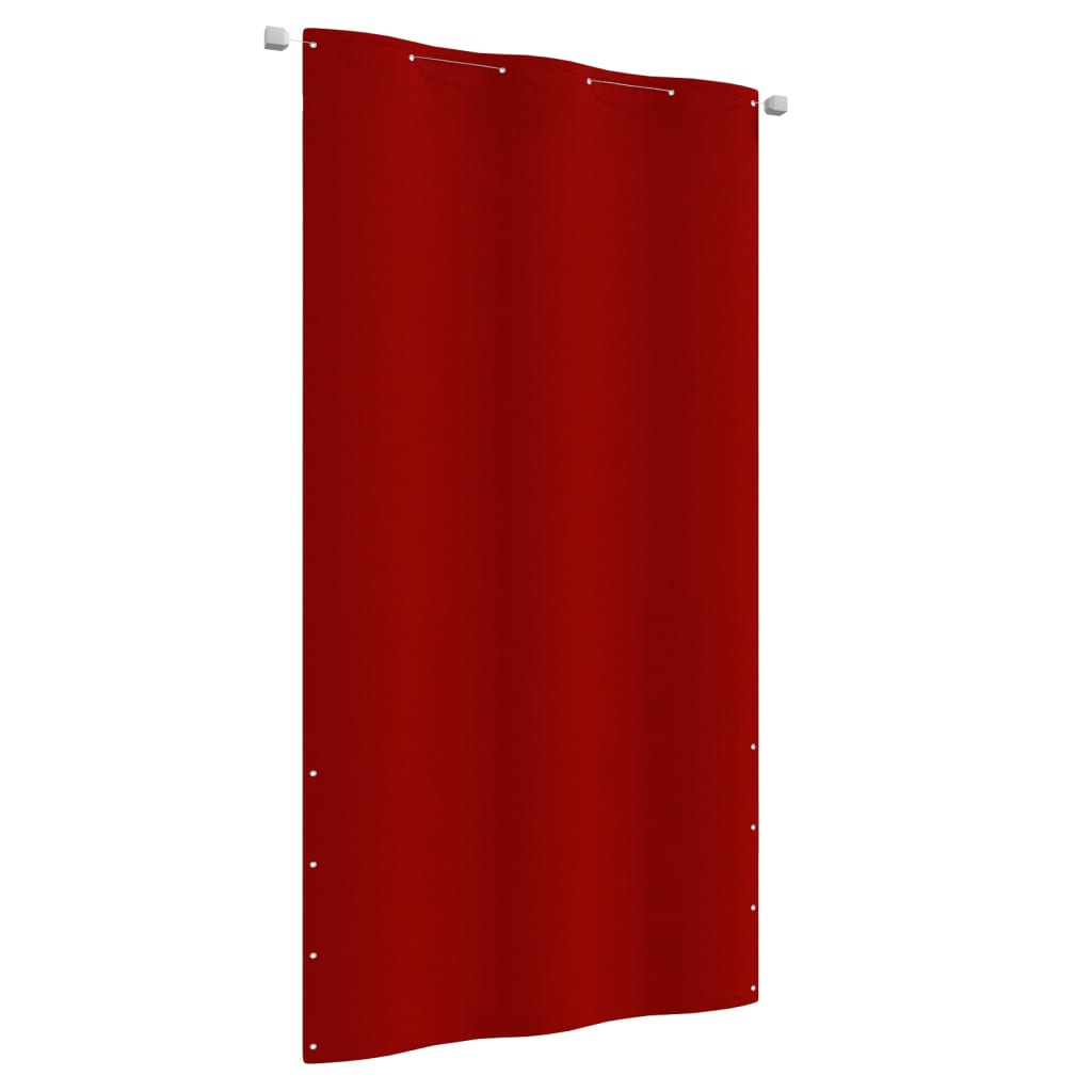 Paravan de balcon vidaXL, rosu, 120 x 240 cm, tesatura oxford - eMAG.ro