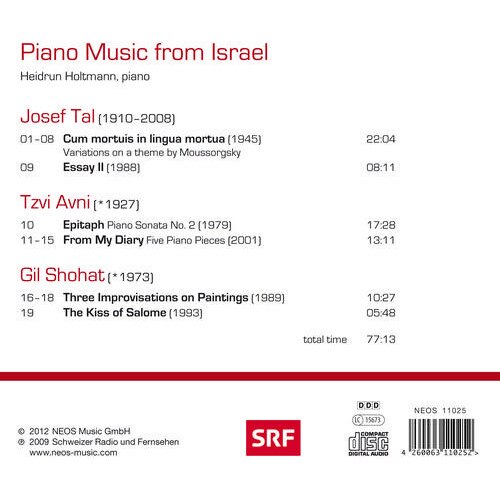 Josef Tal, Tzvi Avni, Gil Shohat - Piano Music from Israel CD - eMAG.hu
