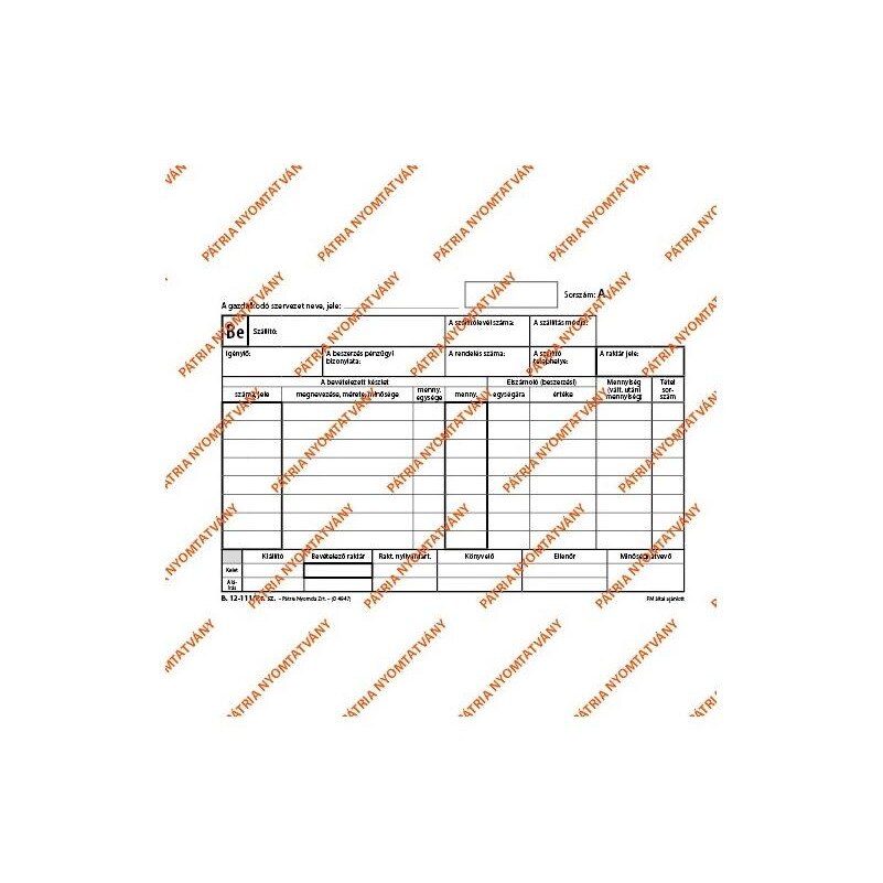 Formular chitanta inventar, Patria, B.12-111/v a5 25x4 peisaj - eMAG.ro