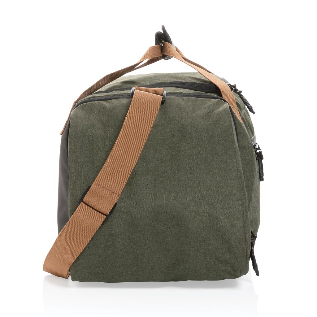 Geanta de calatorie, poliester reciclat, 25 x 26 x 55 cm, 40L, verde ...