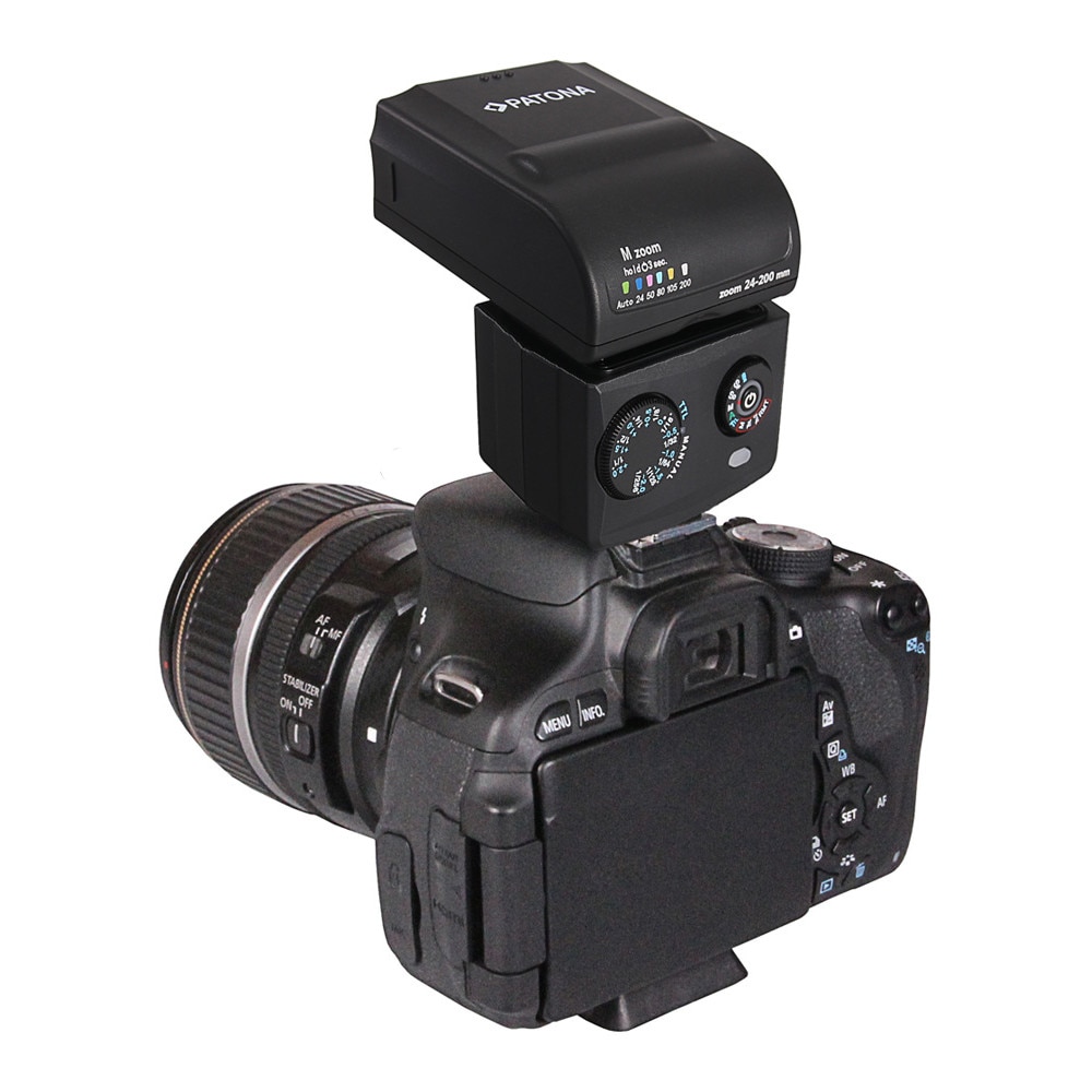 Blit Patona FK40, TTL, functie lumina video integrata, pentru Nikon ...