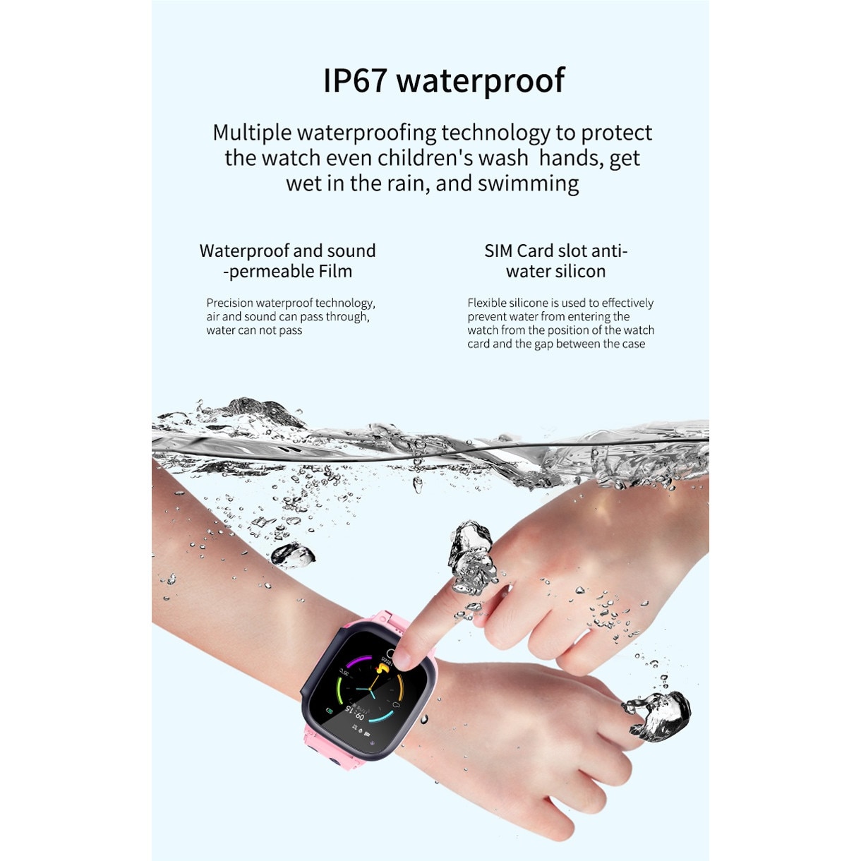 Ceas inteligent pentru copii, STELS, C1, 4G, Cartela SIM si camera ...