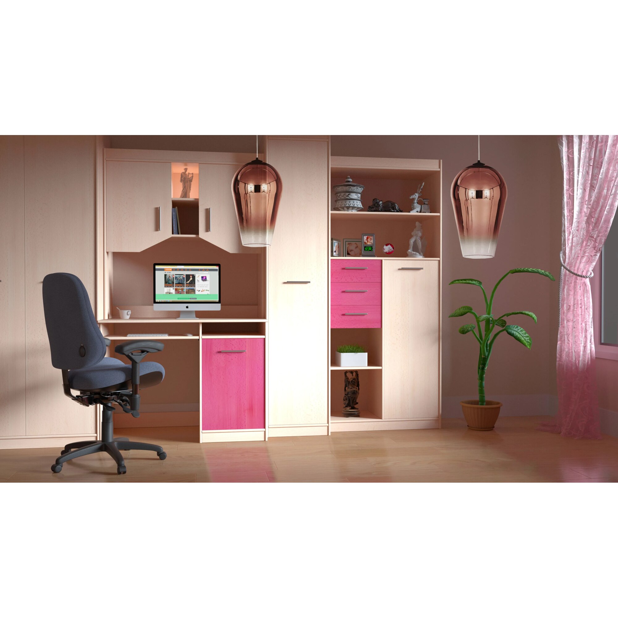 Toolight APP324-1CP mennyezeti lámpa, rózsaarany - eMAG.hu