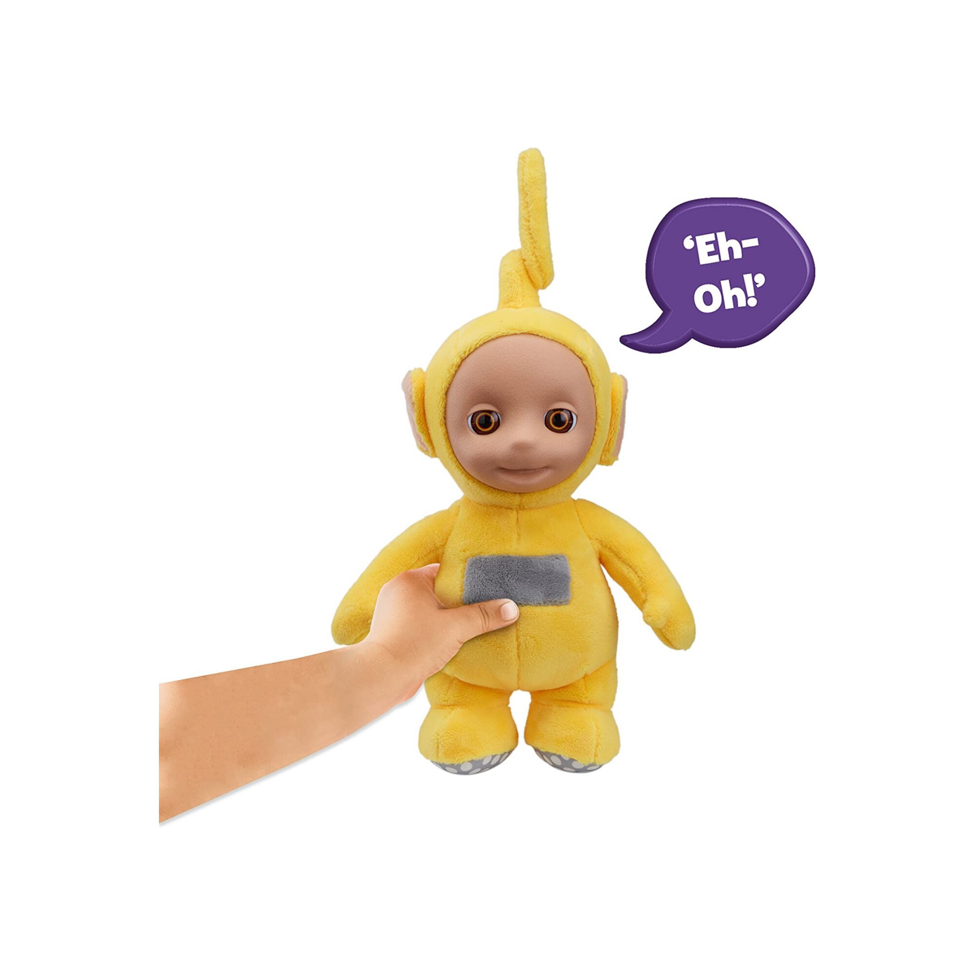 Jucarie Plus Laa Laa Teletubbies, Vorbitoare, Galben, 26cm - eMAG.ro