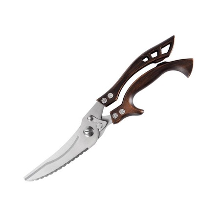 Foarfeci de bucatarie multi-functionale cu husa, din otel inoxidabil ...