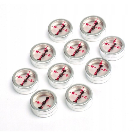 Set 10 busole, 20mm, Transparent - eMAG.ro