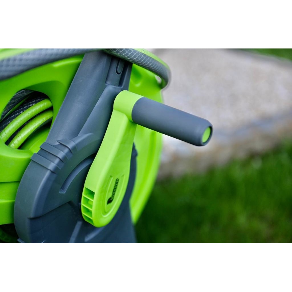 Carucior pentru furtun de gradina, Solid max, 60 m, Otel - eMAG.ro