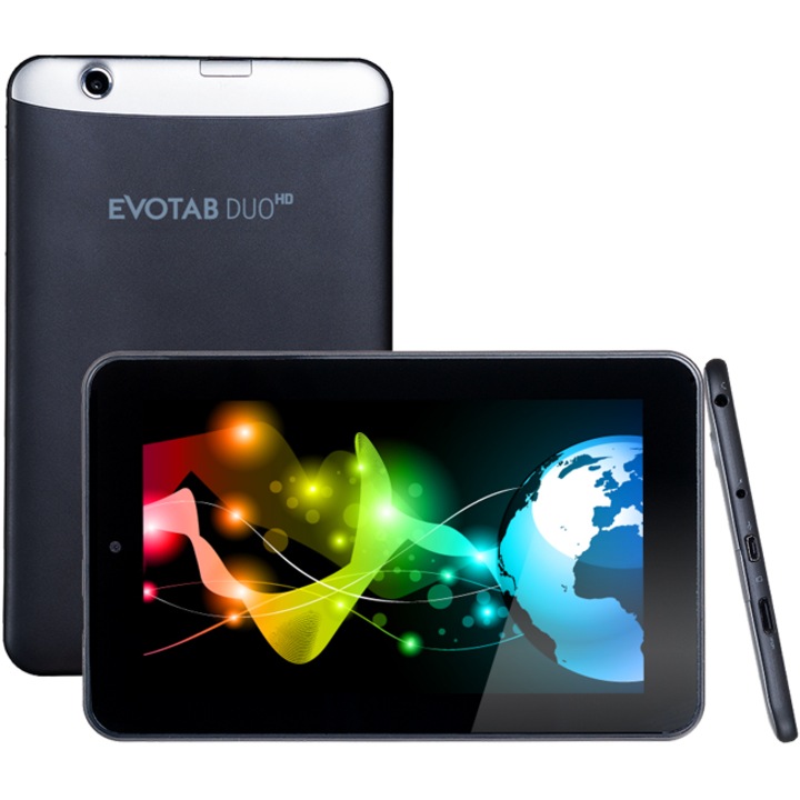 Tableta Evolio Evotab DUO HD cu procesor Dual-Core Cortex A9 1.50GHz, 7 ...