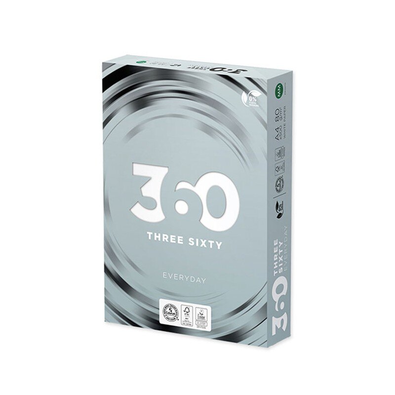 Копирна хартия A4, 360 Everyday, 80 g/m2, 500 листа/горна - eMAG.bg