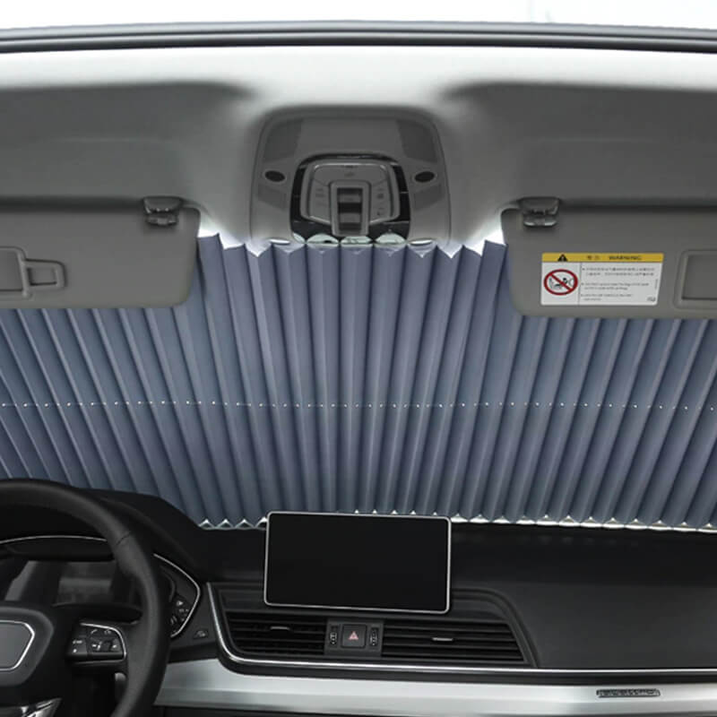 Parasolar auto retractabil SolarProtect, Smania, Material: Aluminiu, 65 ...