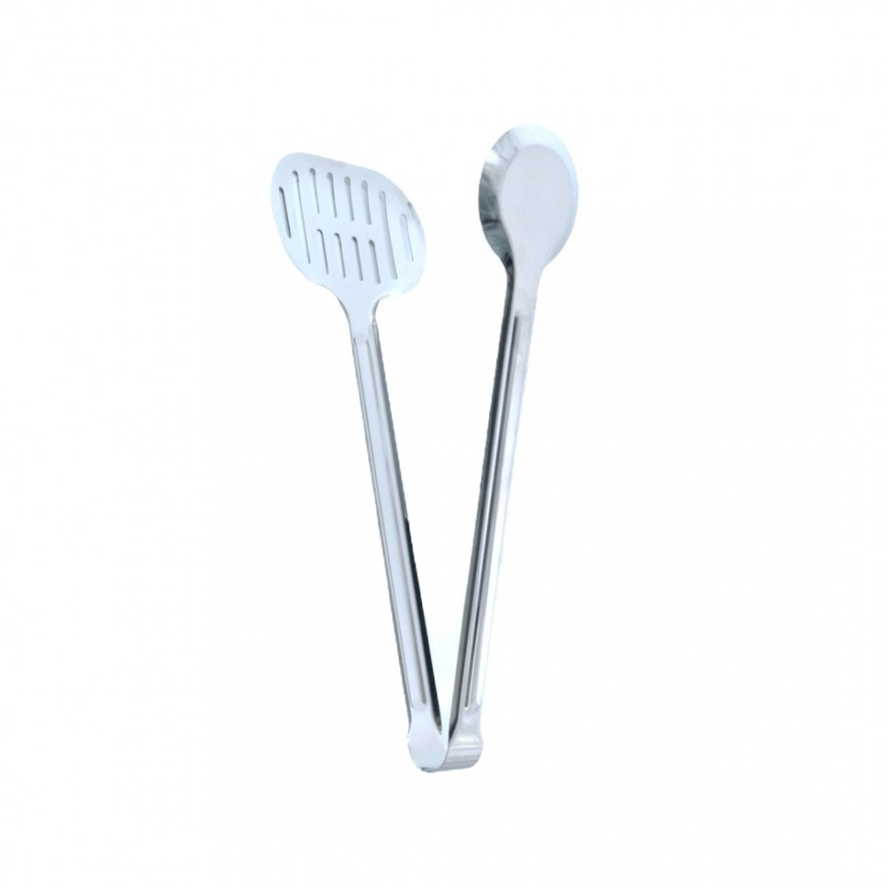 Cleste de bucatarie, inox, cu gauri, pentru gatit sau grill ...