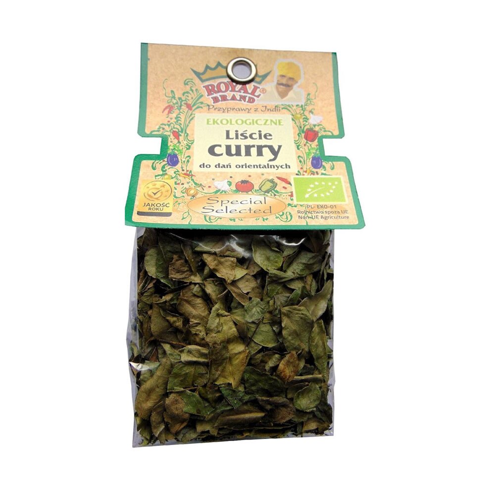 Frunze uscate de curry organic BIO, Royal Brand, 30 g - eMAG.ro