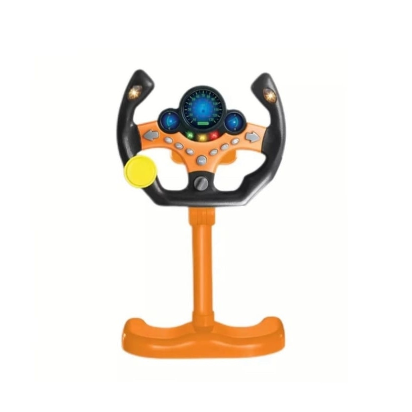 Volan interactiv, cu lumina si sunet, simulare electric si joc cu ...