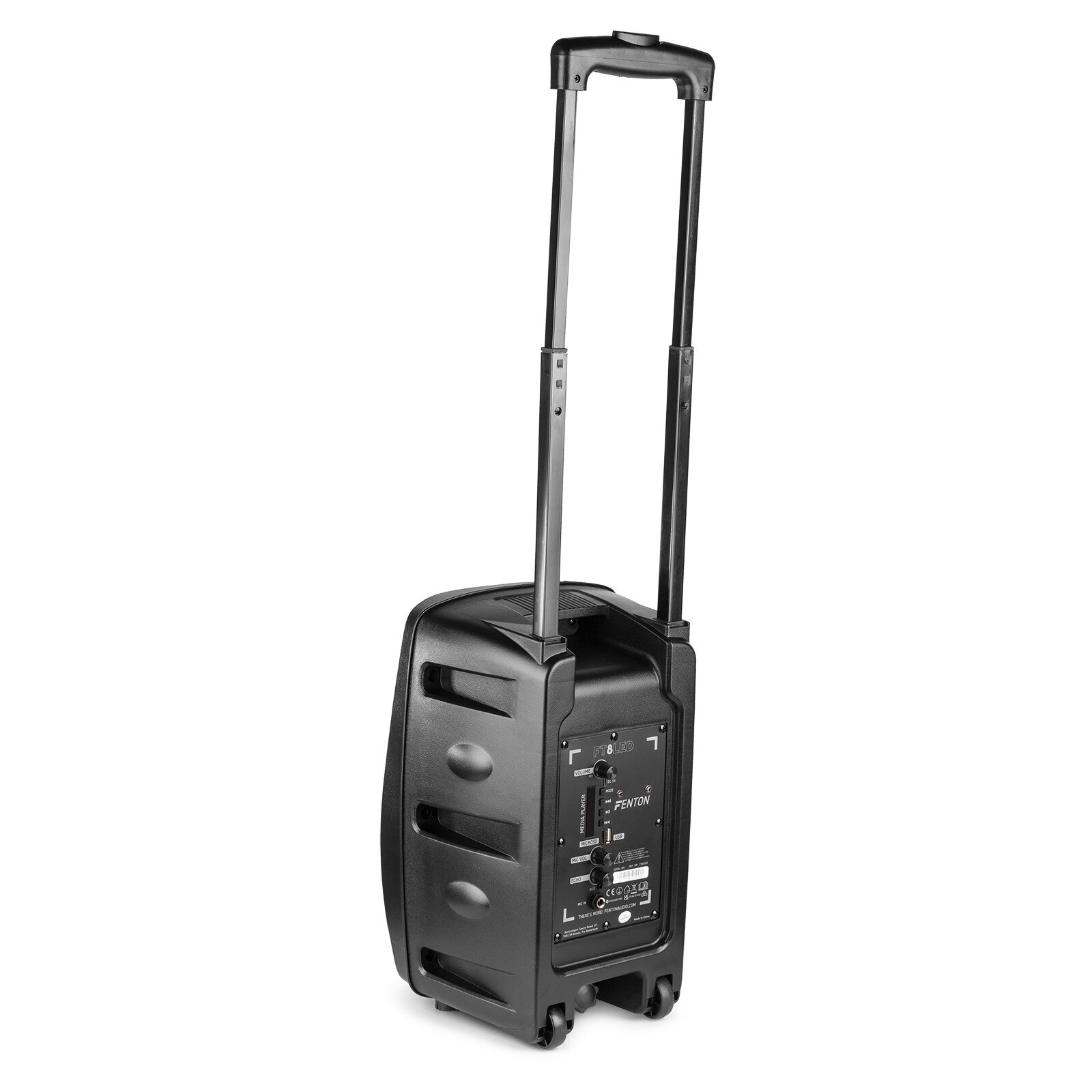 Boxa portabila cu acumulator si microfon, Bluetooth/USB/SD, 300W, 8 ...