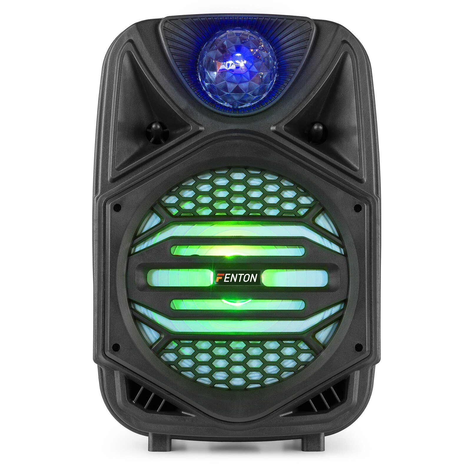 Boxa portabila cu acumulator si microfon, Bluetooth/USB, 8", 100W ...