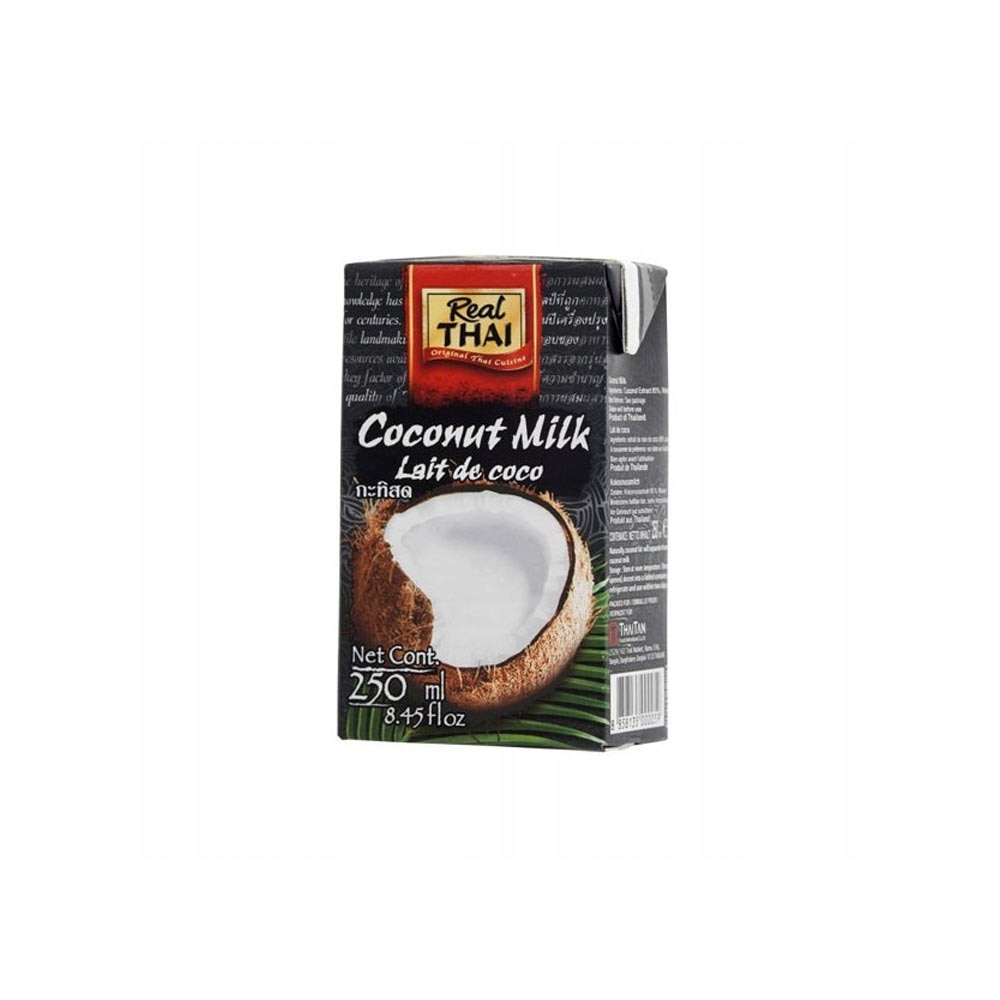 Lapte de cocos thailandez 85% extract de nuca de cocos, Real Thai, 250 ...