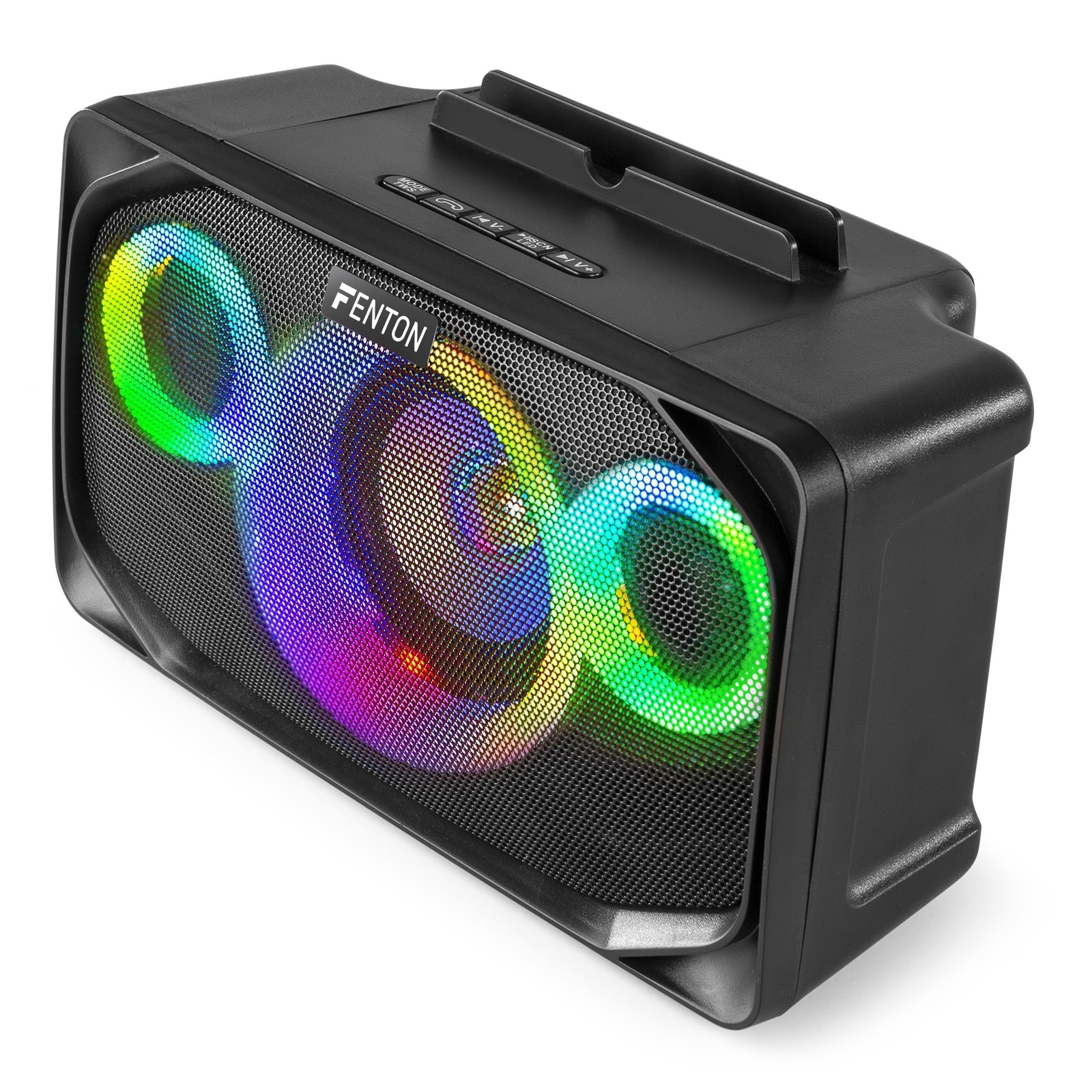 Boxa de petrecere cu acumulator, LED, 3", 60W, Bluetooth/USB/SD/FM ...