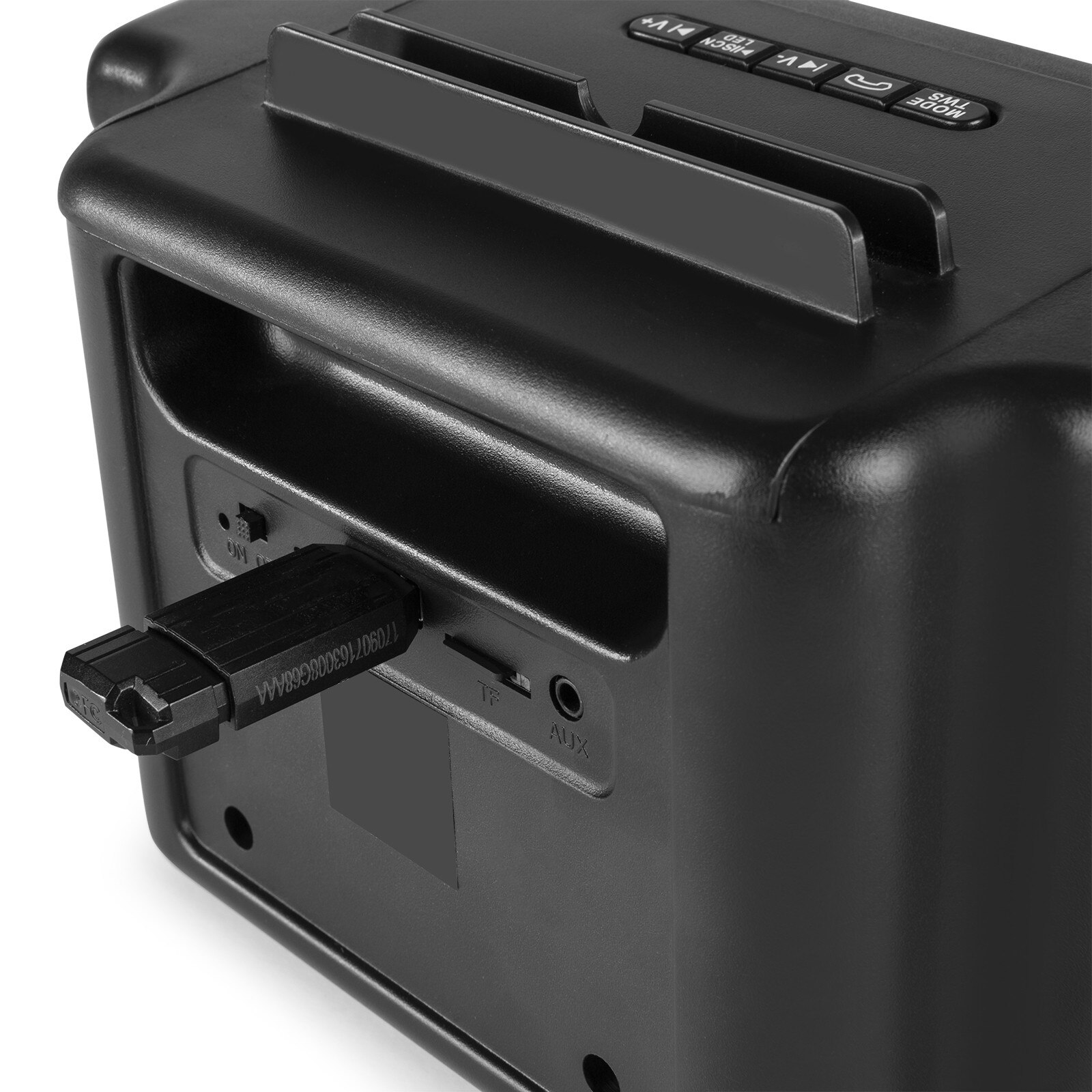 Boxa de petrecere cu acumulator, LED, 3", 60W, Bluetooth/USB/SD/FM ...