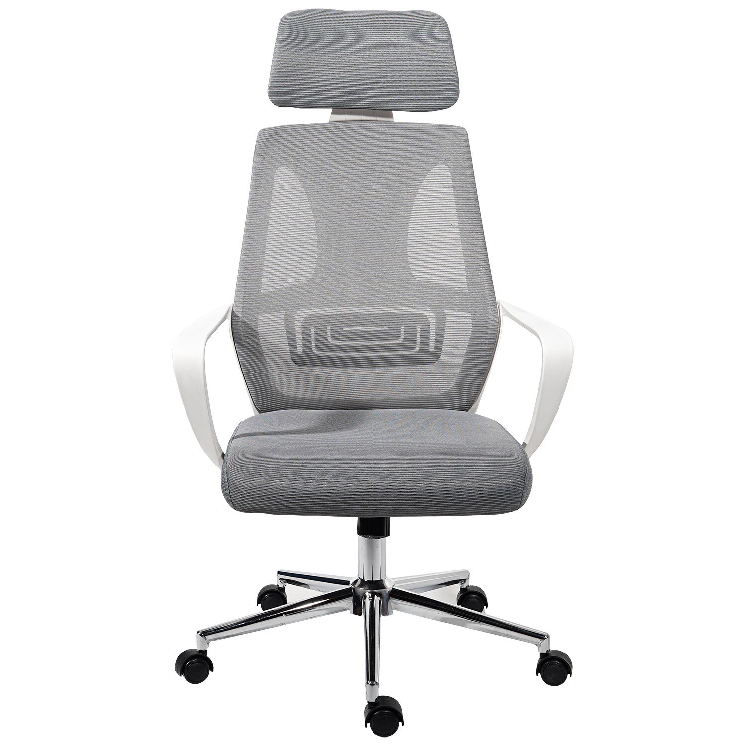 Scaun pivotant birou, Kraken, Ergonomic, Inaltime reglabila, Gri - eMAG.ro