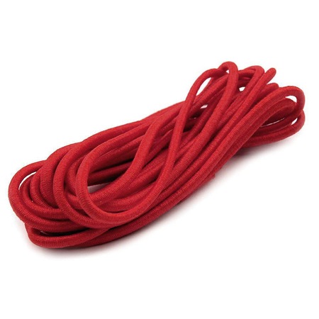 Elastic rotund, diametru 3 mm, lungime 3 m Rosu - eMAG.ro