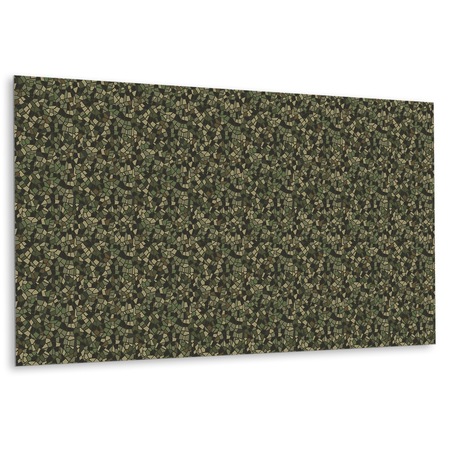 Panou de perete decorativ. Mozaic militar. Verde. 100 cm x 50 cm ...