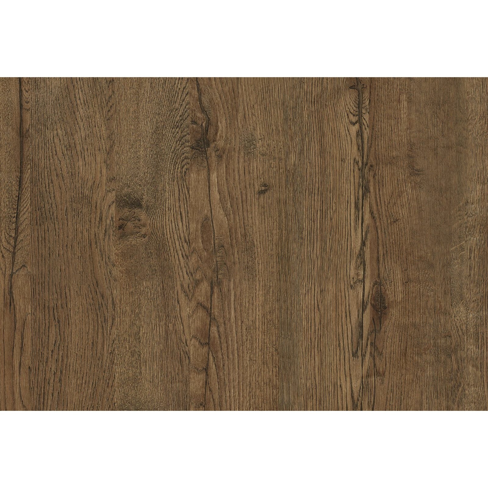 Set Dormitor Markos, Alb/Stejar inchis, Dulap 200 cm, Pat 160×200 cm, 2 ...