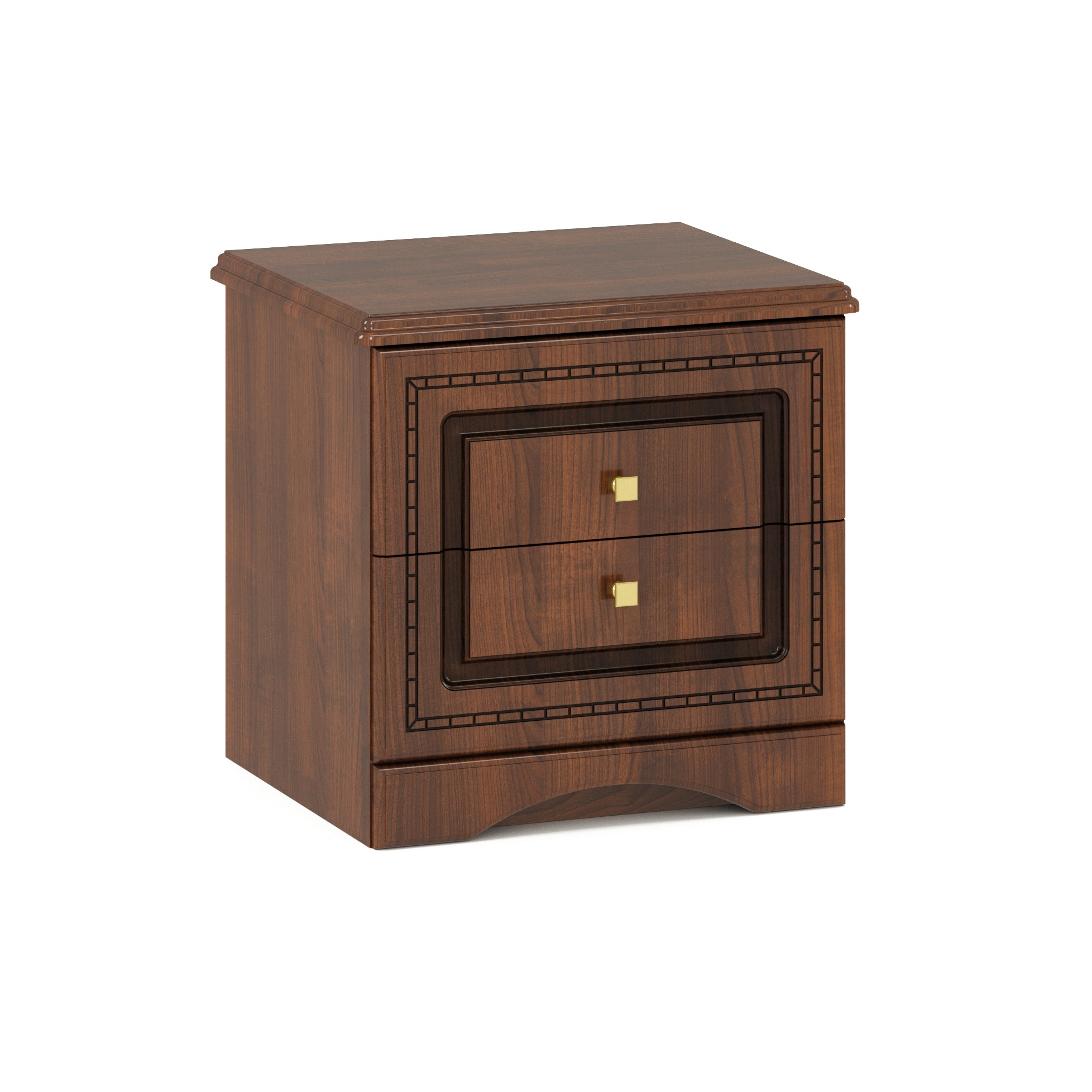 Set Dormitor Milano, Cires, Dulap 170 cm, Pat 160×200 cm, 2 noptiere ...