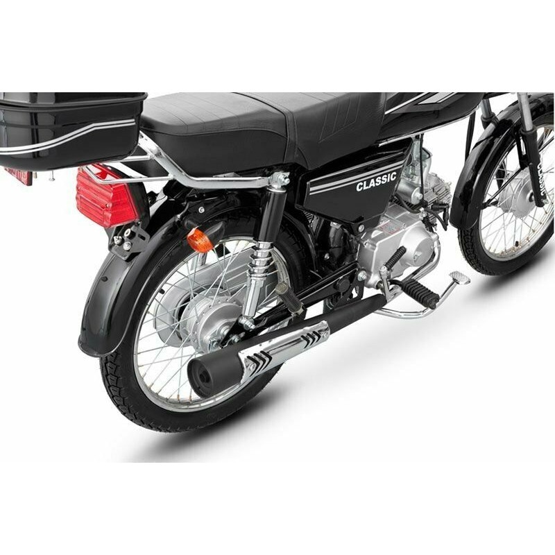 Motocicleta Barton Ranger Classic 50cc, top case inclus, culoare negru ...