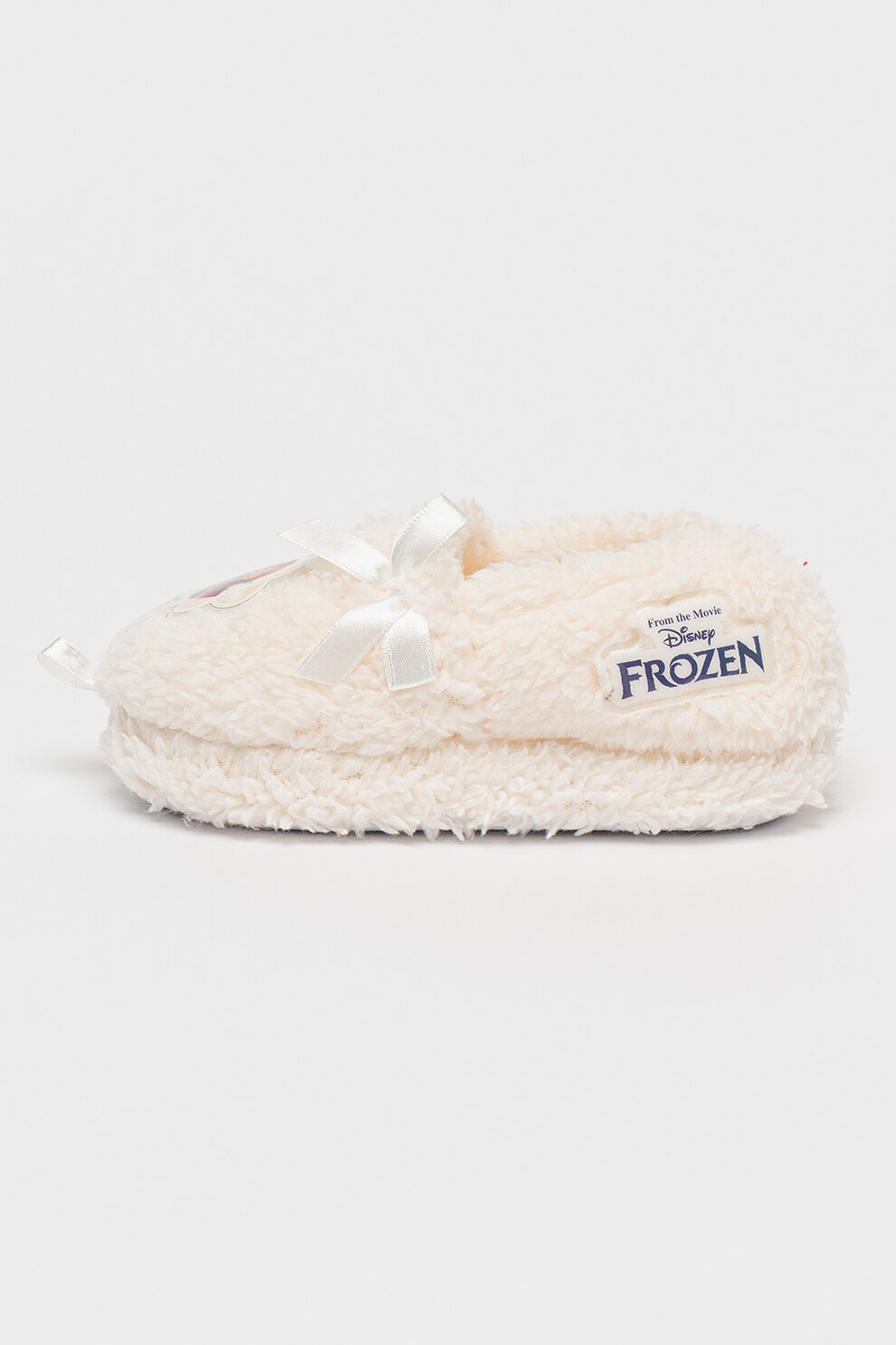 Walt Disney, Botosei cu model pufos si imprimeu Frozen, Alb fildes, 32 ...