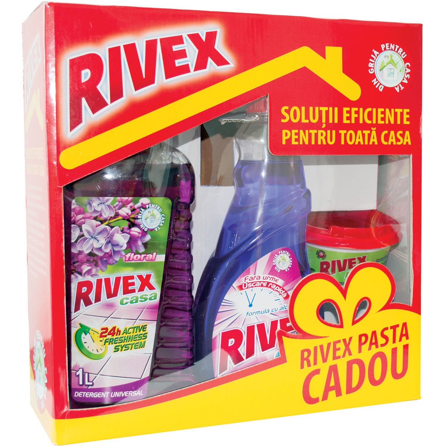 Комплект почистващи препарати Rivex за цялата къща - eMAG.bg