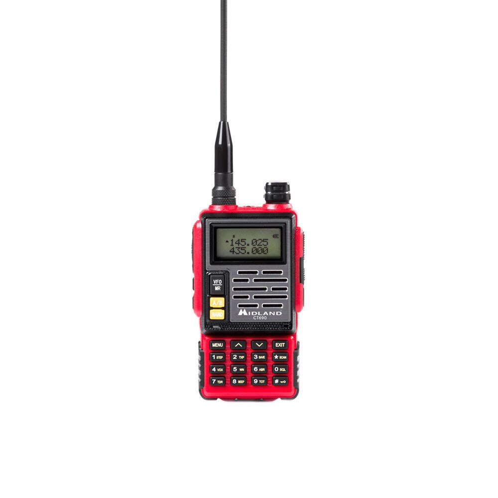 Statie radio VHF/UHF portabila Midland CT690, dual band 136MHz-174MHz ...