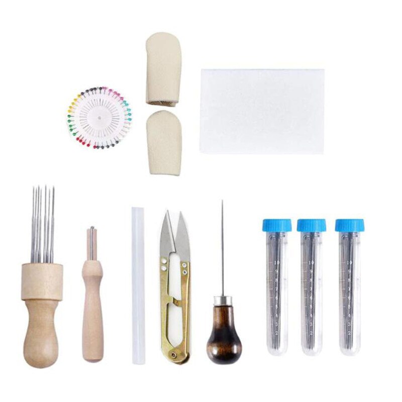 Set instrumente pentru pasla, ASKSA, Lemn/Plastic/Inox, Ace, pentru ...