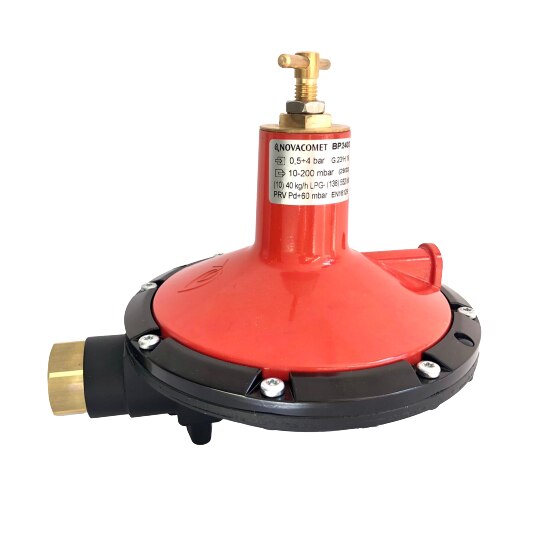 Regulator GPL reglabil 10 – 200 mbar 40 kg/h joasa presiune NOVACOMET ...