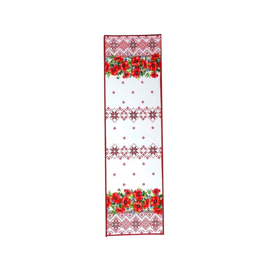 Decor pentru fata de masa, Traversa model floral traditional, 45 x 160 ...
