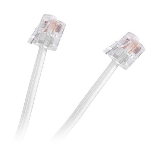 Cablu Telefon Extensie Alb 3m - eMAG.ro