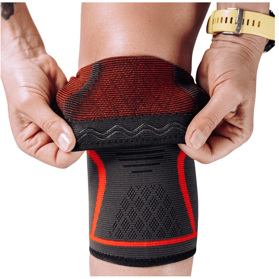 Set 2 genunchiere elastice, Pentru alergat sau sporturi dinamice, XL ...